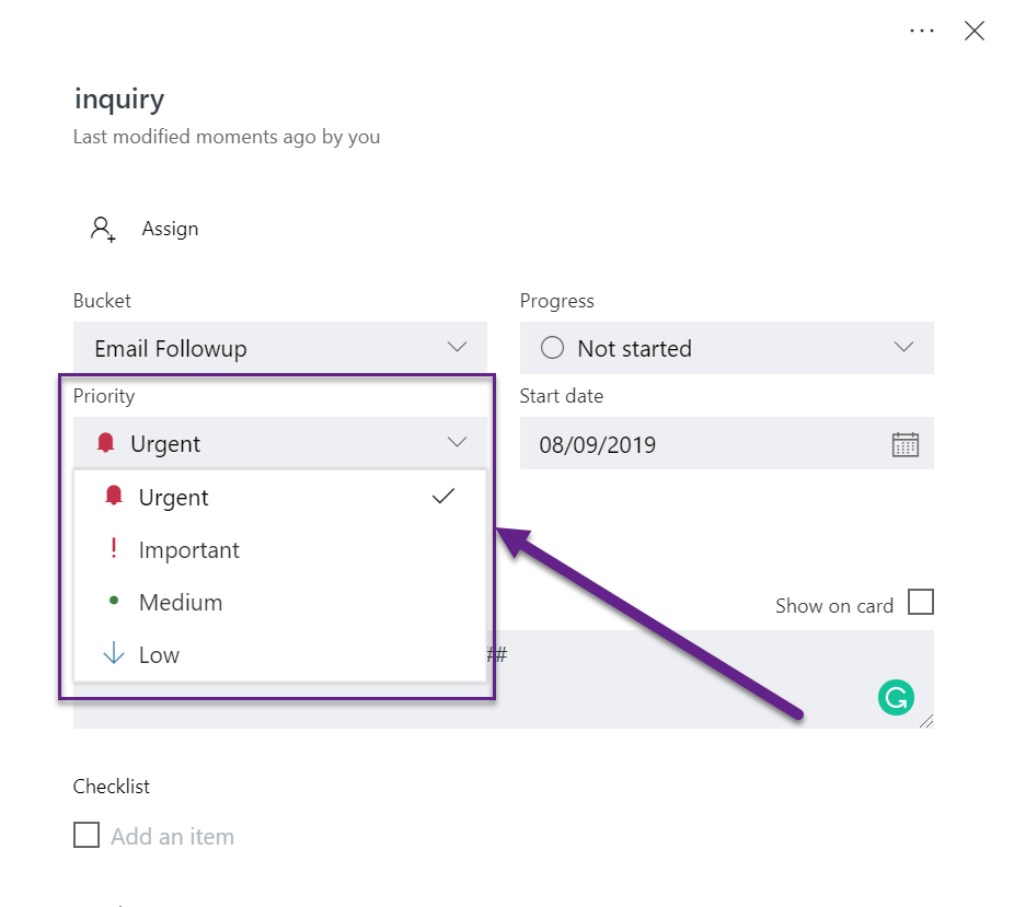 New Feature: Priority field for Planner tasks is now available ...