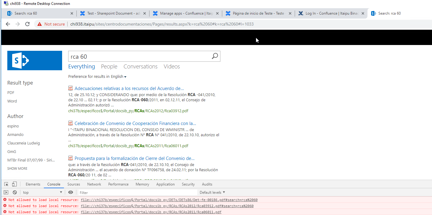 file sharepoint Not allowed to load local resources file:// | Microsoft ...