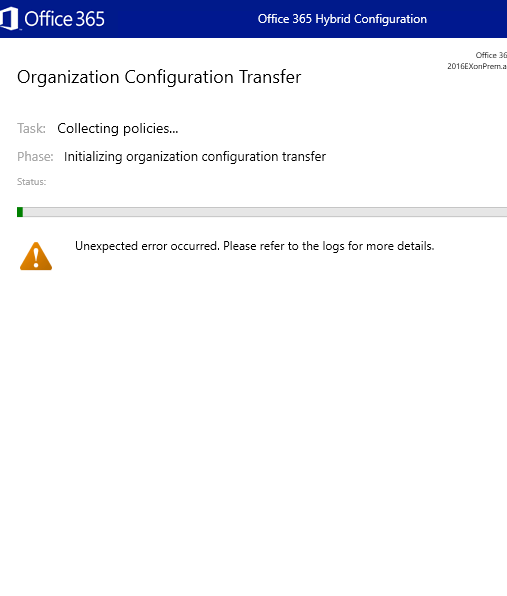 Introducing The Microsoft Office 365 Hybrid Configuration Wizard Microsoft Community Hub