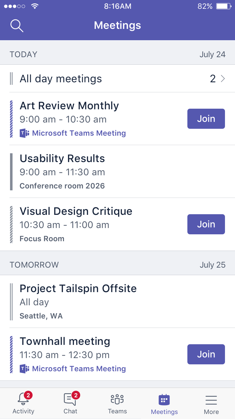 New collaboration features in Microsoft Teams mobile apps
