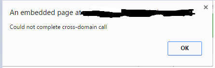 Could not complete cross domain call-SharePoint Online Provider Hosted App | Microsoft Community Hub