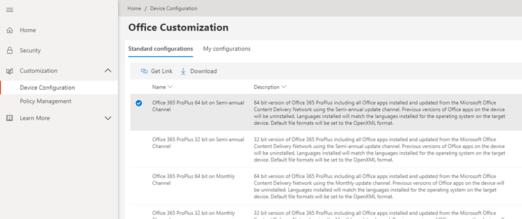Standard Deployment Configurations For Office Deployment Now Available Microsoft Community Hub 