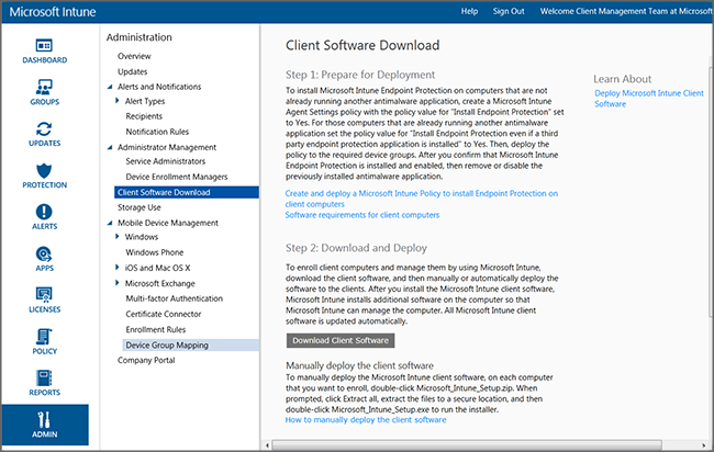 No longer supported: Microsoft Intune Silverlight-based admin console ...