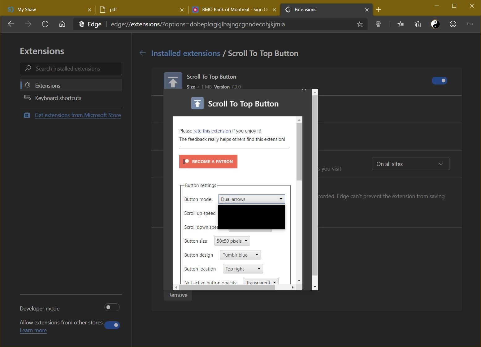 Scroll button Mode selector is broken | Microsoft Community Hub
