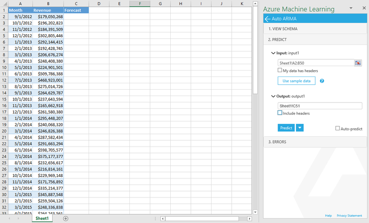 Create Forecasting Models using Excel and Machine Learning. | Microsoft ...