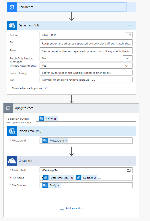 How to clean Outlook mail with Flow | Microsoft Community Hub