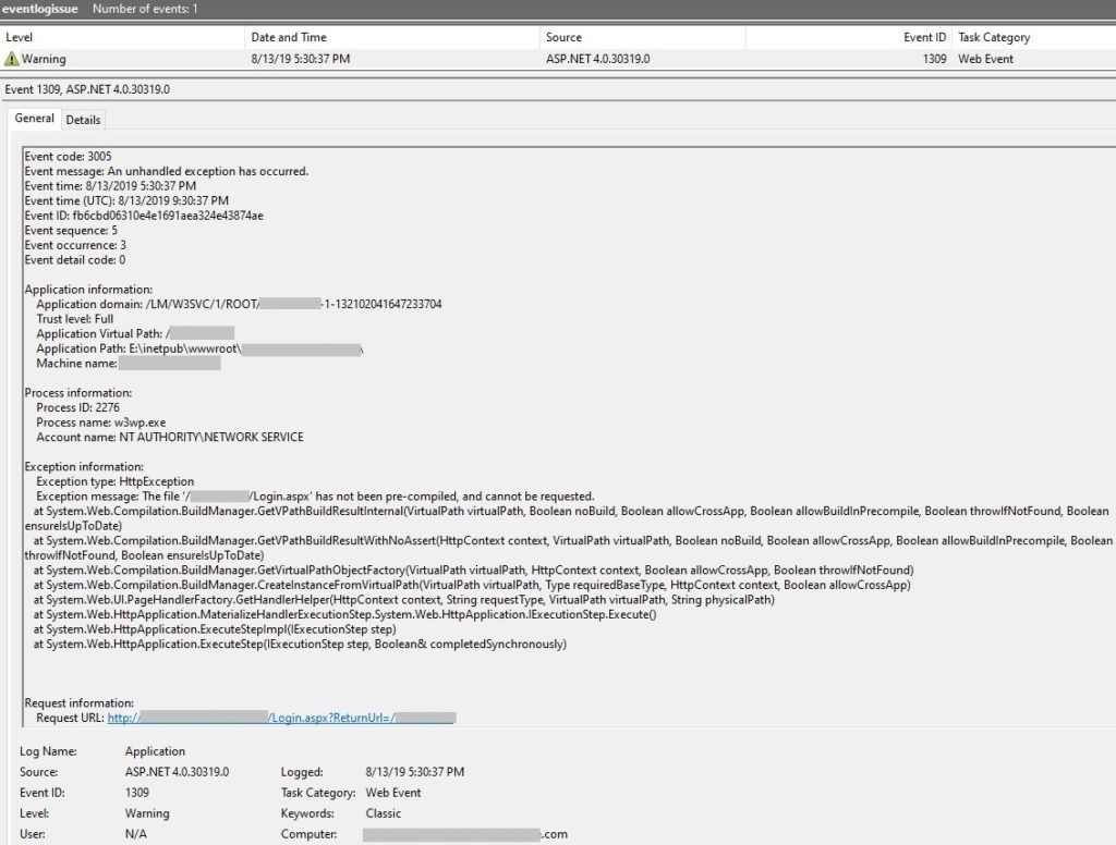 The file has not been pre-compiled error and solution