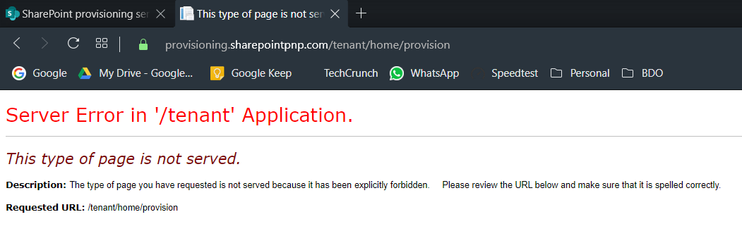 SharePoint Look Book - Error Adding to Tenant | Microsoft Community Hub