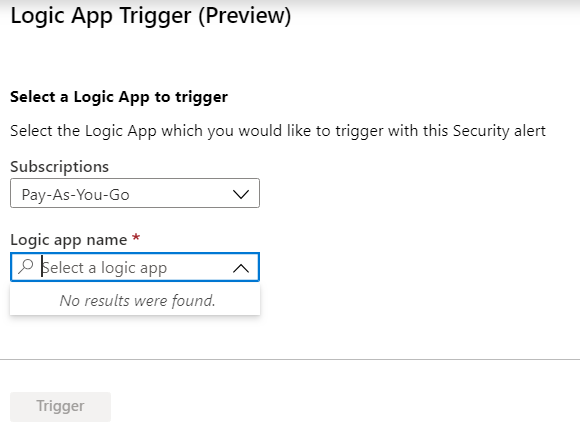Trigger Logic App does not list any Logic Apps | Microsoft Community Hub