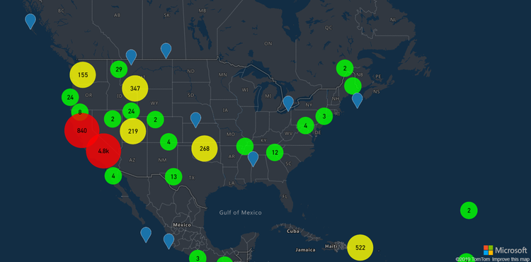 Clustering point data in Azure Maps | Microsoft Community Hub