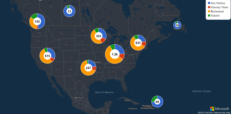 Clustering point data in Azure Maps | Microsoft Community Hub