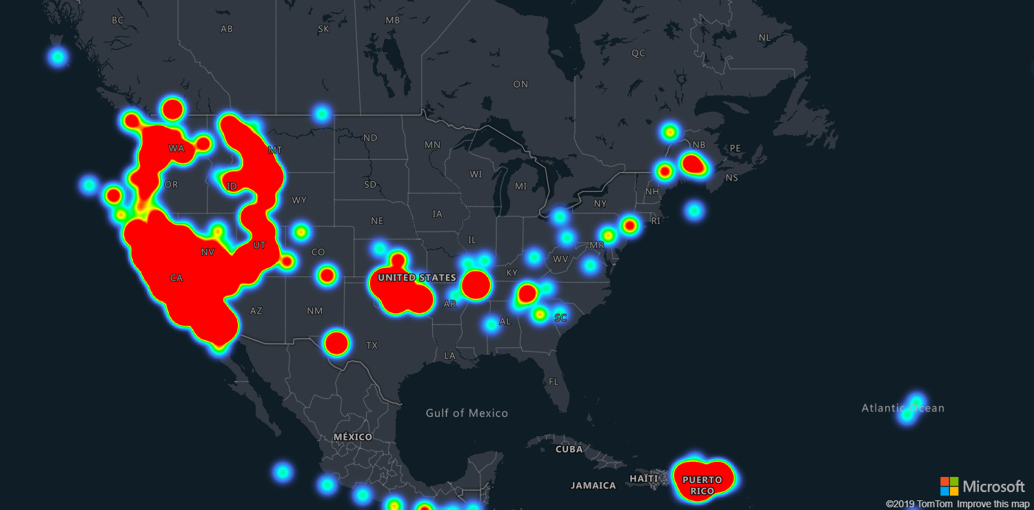Clustering point data in Azure Maps | Microsoft Community Hub