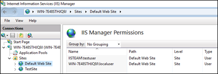 Manage IIS locally with a non-admin account