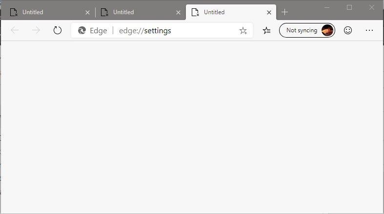 Every tab is titled "Untitled" and displays blank | Microsoft Community Hub