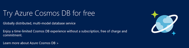Try Azure #CosmosDB for free | Microsoft Community Hub