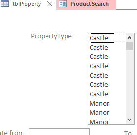 Populate Access ListBox with Distinct/Unique Values | Microsoft Community Hub