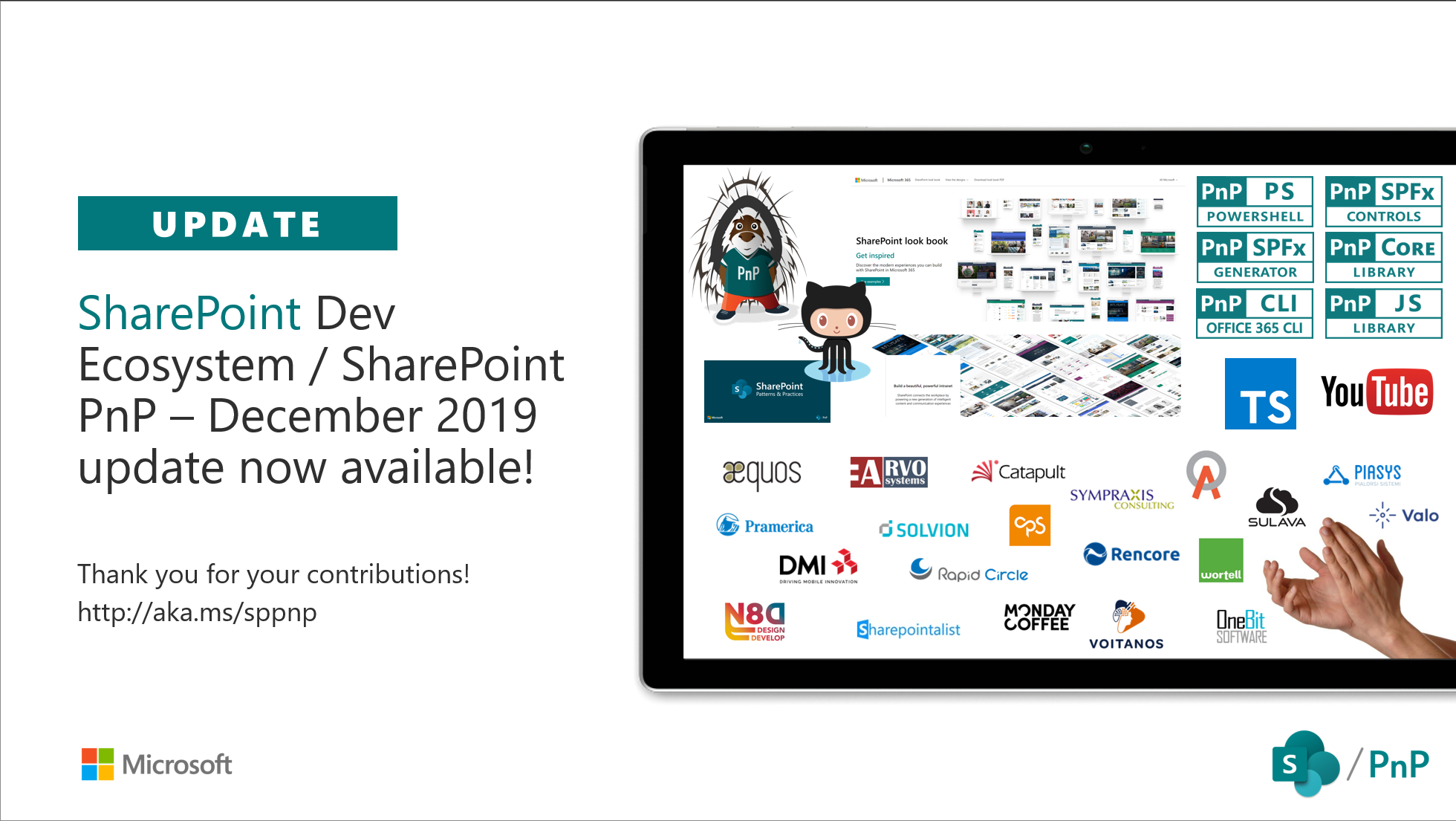 SharePoint Development Community (PnP) – December 2019 update