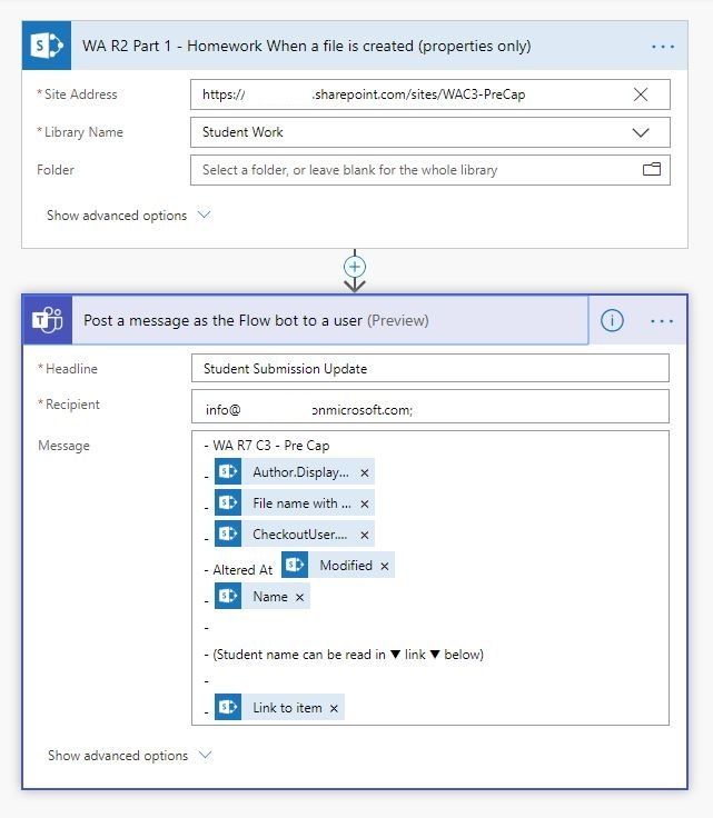 How to setup assignment submission notifications for tutors | Microsoft Community Hub