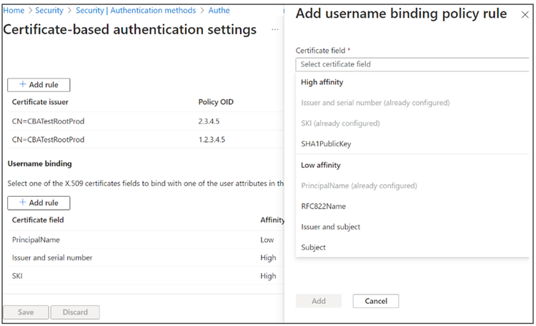Enhancements to Microsoft Entra certificate-based authentication | Microsoft Community Hub