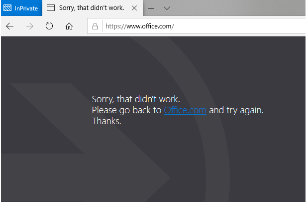 Unable to sign in to Office 365 applications | Microsoft Community Hub