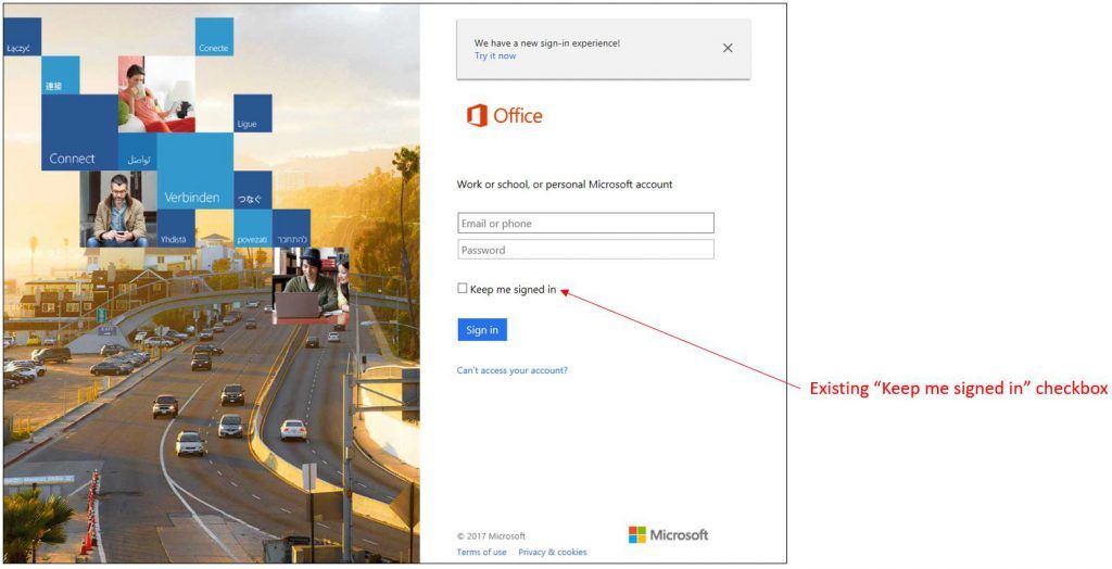 Fewer login prompts: The new “Keep me signed in” experience for Azure ...