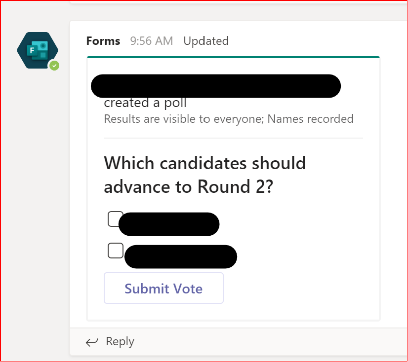 Teams Polls - Where are the results (by name of respondent ...