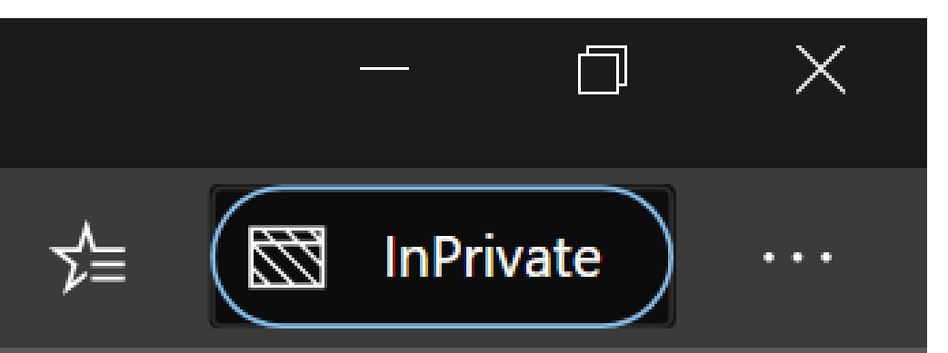 ugly UI issue with InPrivate window | Microsoft Community Hub