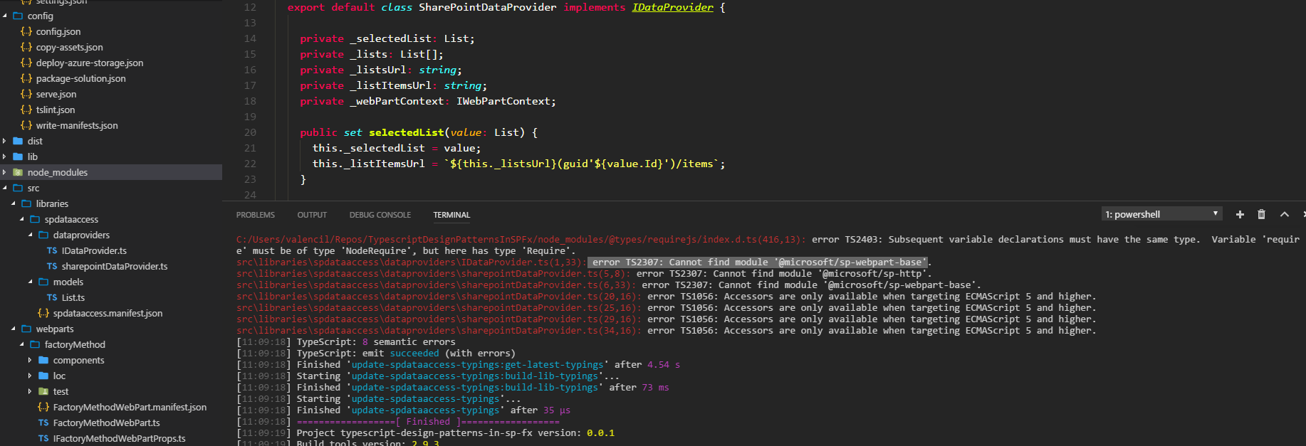 error TS2307: Cannot find module '@microsoft/sp-webpart-base' | Microsoft Community Hub