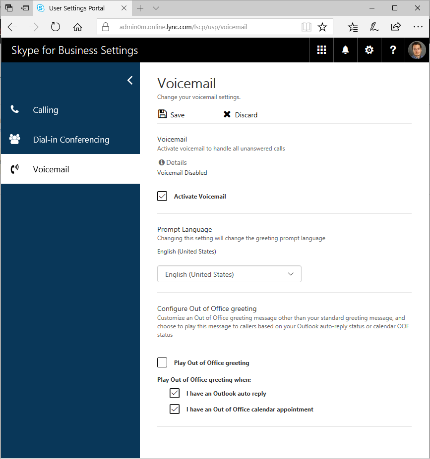 New Voicemail User Settings Features | Microsoft Community Hub