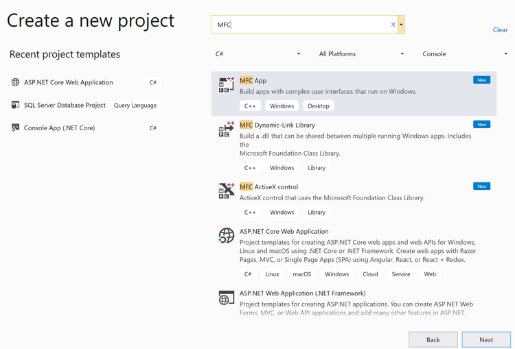 Host Custom UWP Controls in MFC MDI Project using XAML Islands