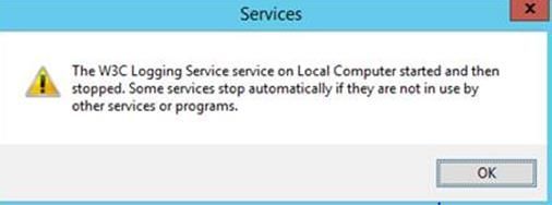 W3C Logging Service stopping due to sysmon driver | Microsoft Community Hub