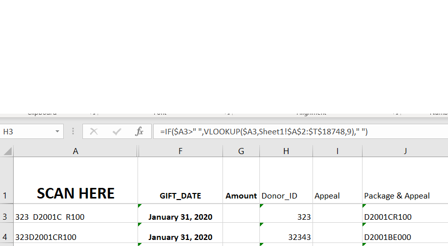 Excel is reading data differently with spaces vs without spaces | Microsoft Community Hub