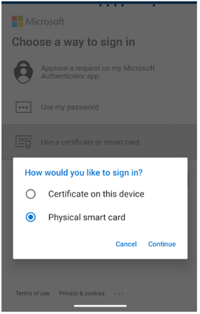Azure AD Certificate-Based Authentication (CBA) on Mobile now Generally Available! | Microsoft ...