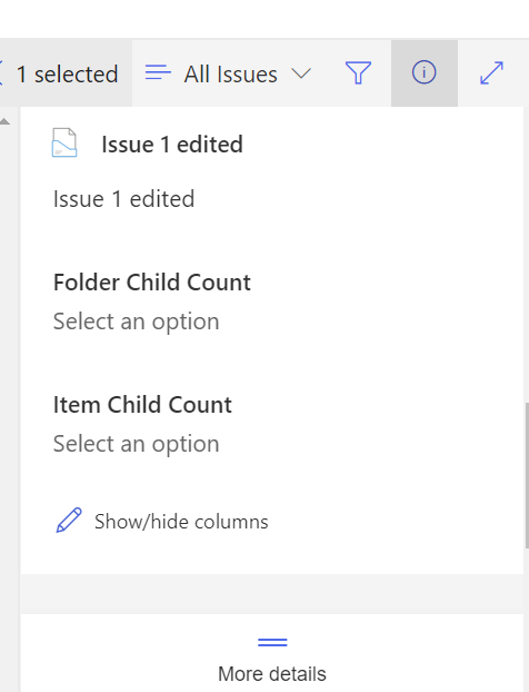 Sharepoint online modern view - Item child count and folder child count displaying in details ...