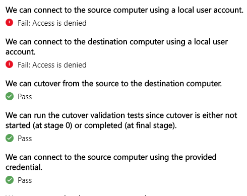Storage Migration Service Cut over failure | Microsoft Community Hub