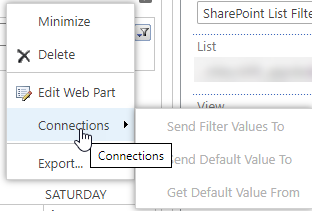 Can a SharePoint list filter webpart be connected to a SharePoint ...