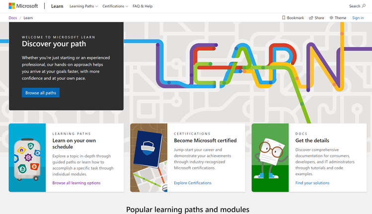 Using Microsoft Learn new API to enable amazing content for a blended ...