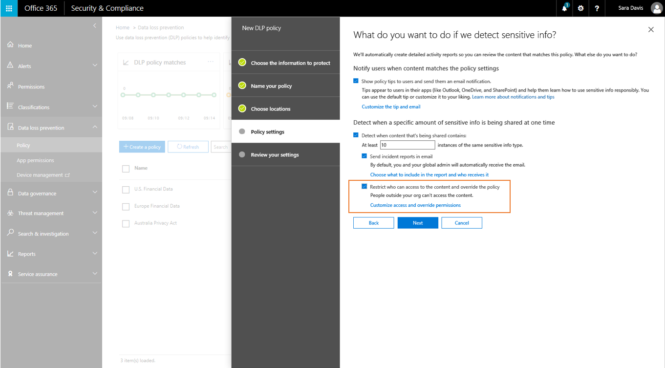 Policy Tips in SharePoint Online and OneDrive for Business – at Time of ...