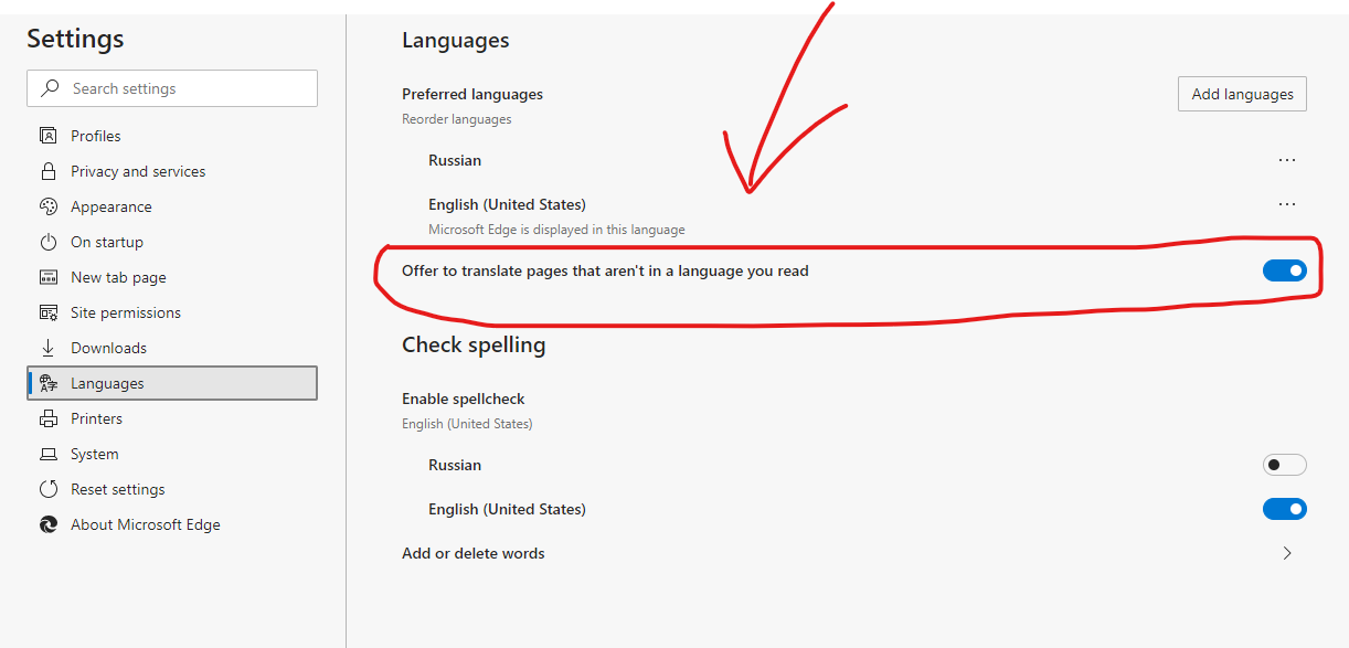 To function translate need more option: | Microsoft Community Hub