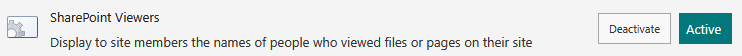 What does the 'SharePoint Viewers' site feature do? | Microsoft ...