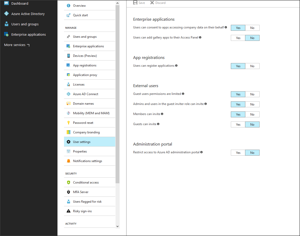 Restrict Azure AD app registration to a set of users | Microsoft Community Hub