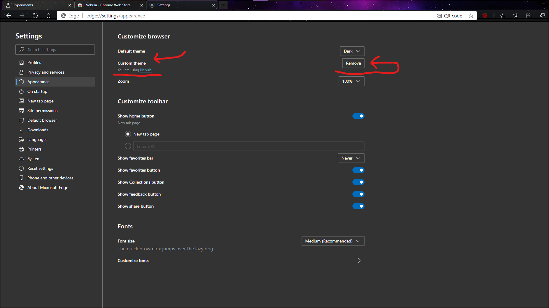 NEW feature: Edge now Officially supports Chrome Themes in the latest ...
