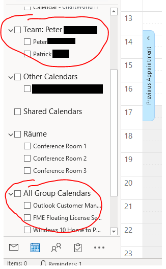 Group calendars appeared automatically | Microsoft Community Hub