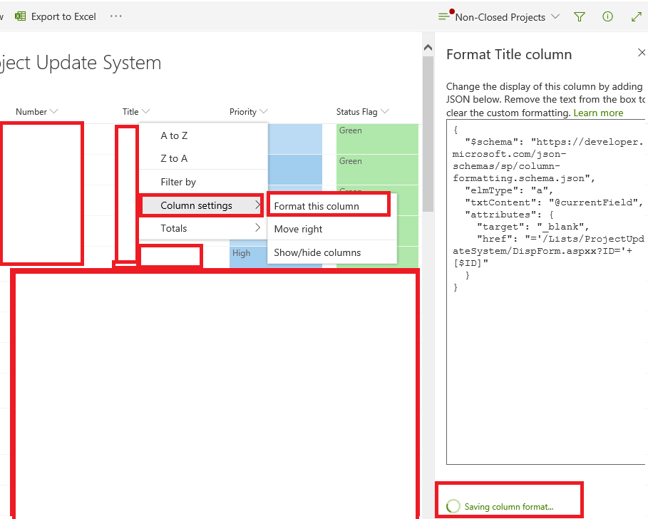 Format fields and Move fields inside list view on modern UI , by Contributor users | Microsoft ...
