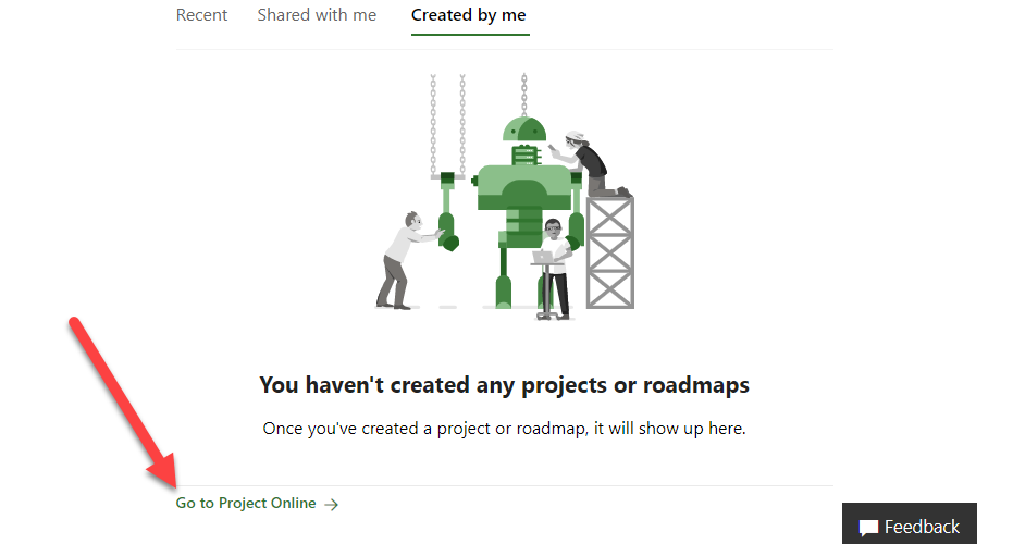 Remove "Go to Project Online" link on Project Home | Microsoft ...