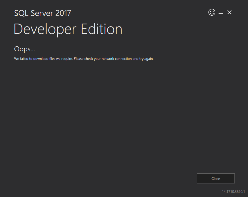 SQL Server installer unable to download the required files | Microsoft ...
