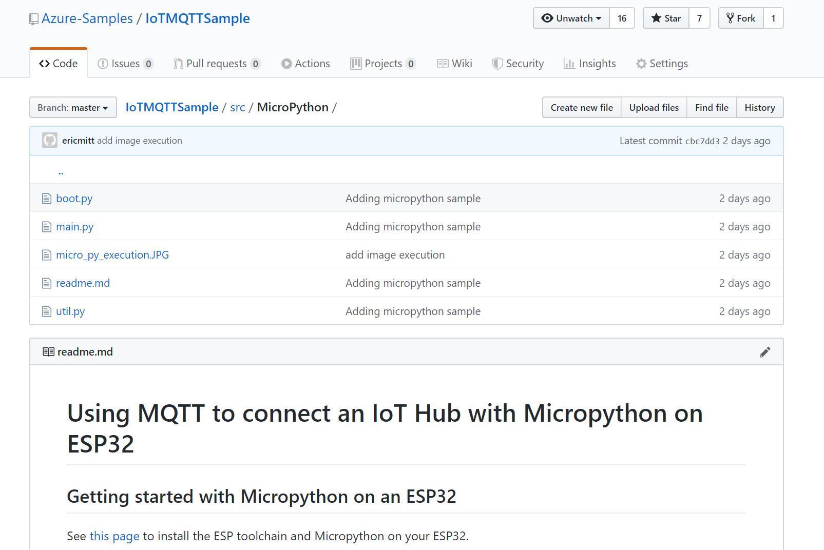 Micro Python on ESP32 to send telemetry to Azure IoT Hub with MQTT ...