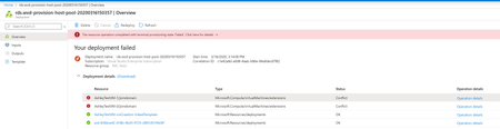 JoinDomain VMExtensionProvisioningError when deploying WVD | Microsoft ...