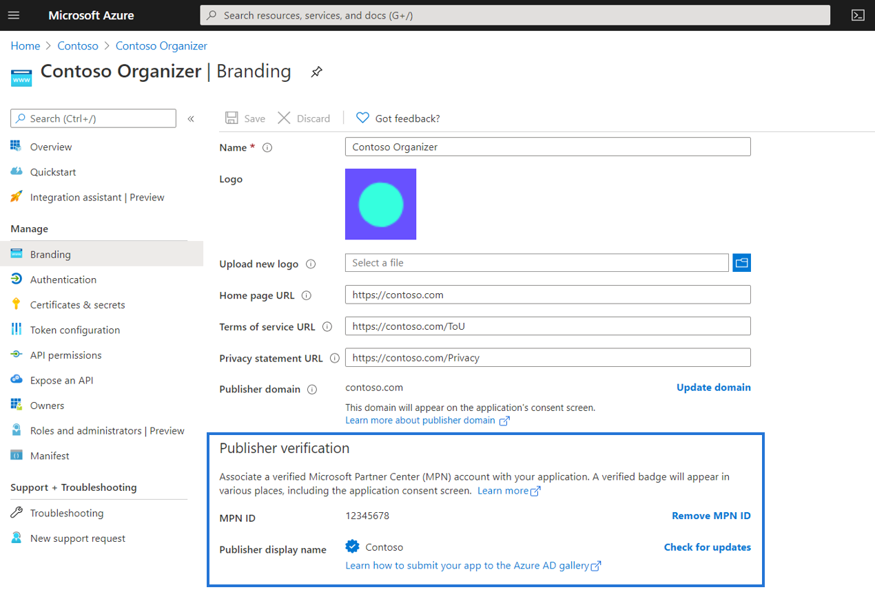 Publisher verification and app consent policies are now generally ...