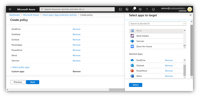 Use Intune MAM to Control Office Mobile Apps and Office 365 Content ...